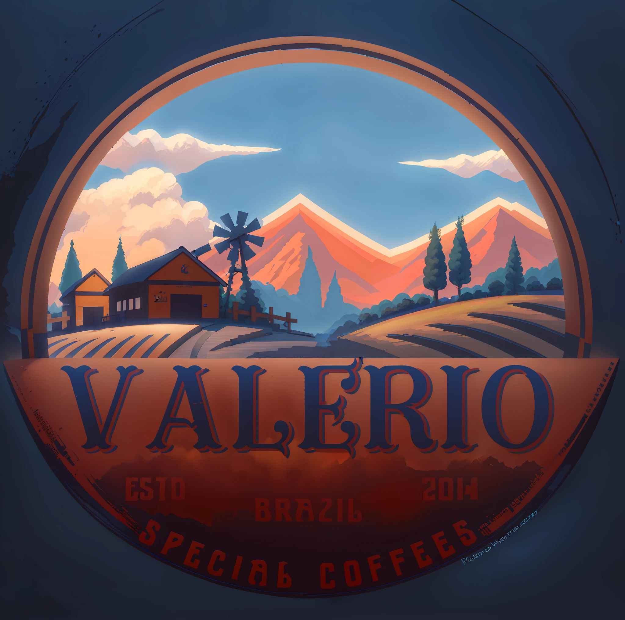 Arafed image of a sign for a coffee shop - SeaArt AI