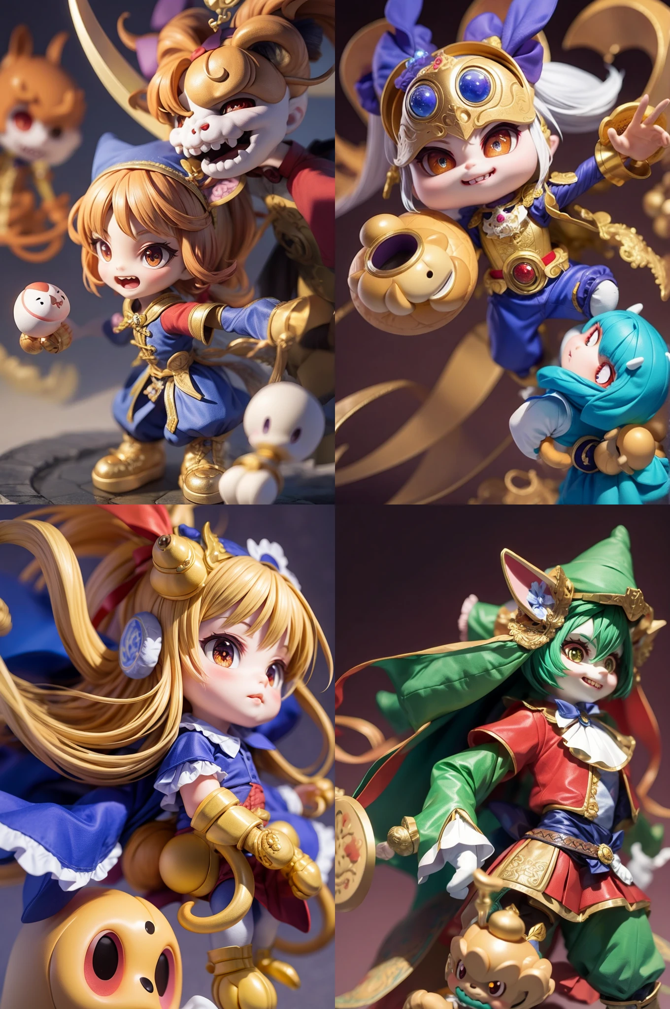 Small mascot based on Ghouls 'n Ghosts, realistic textures, cartoon ...