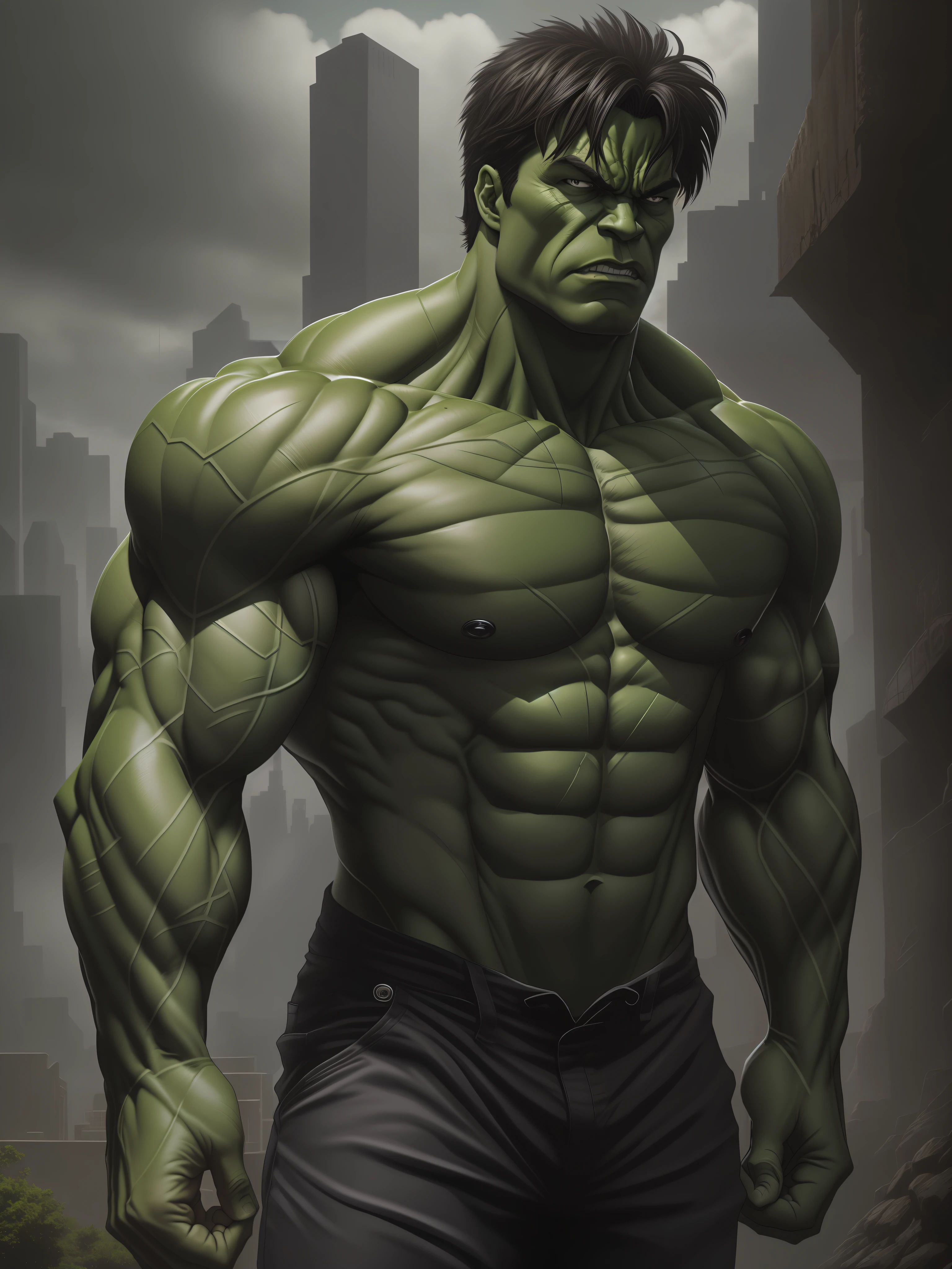 Hulk by mark - o - connor on devi - SeaArt AI