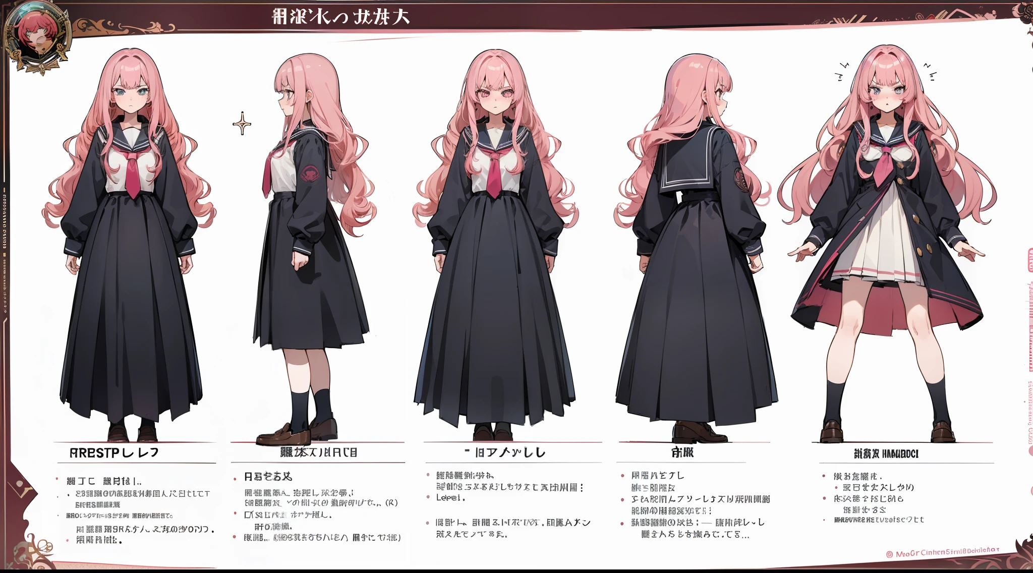 A close up of a person in a long dress and a long coat - SeaArt AI