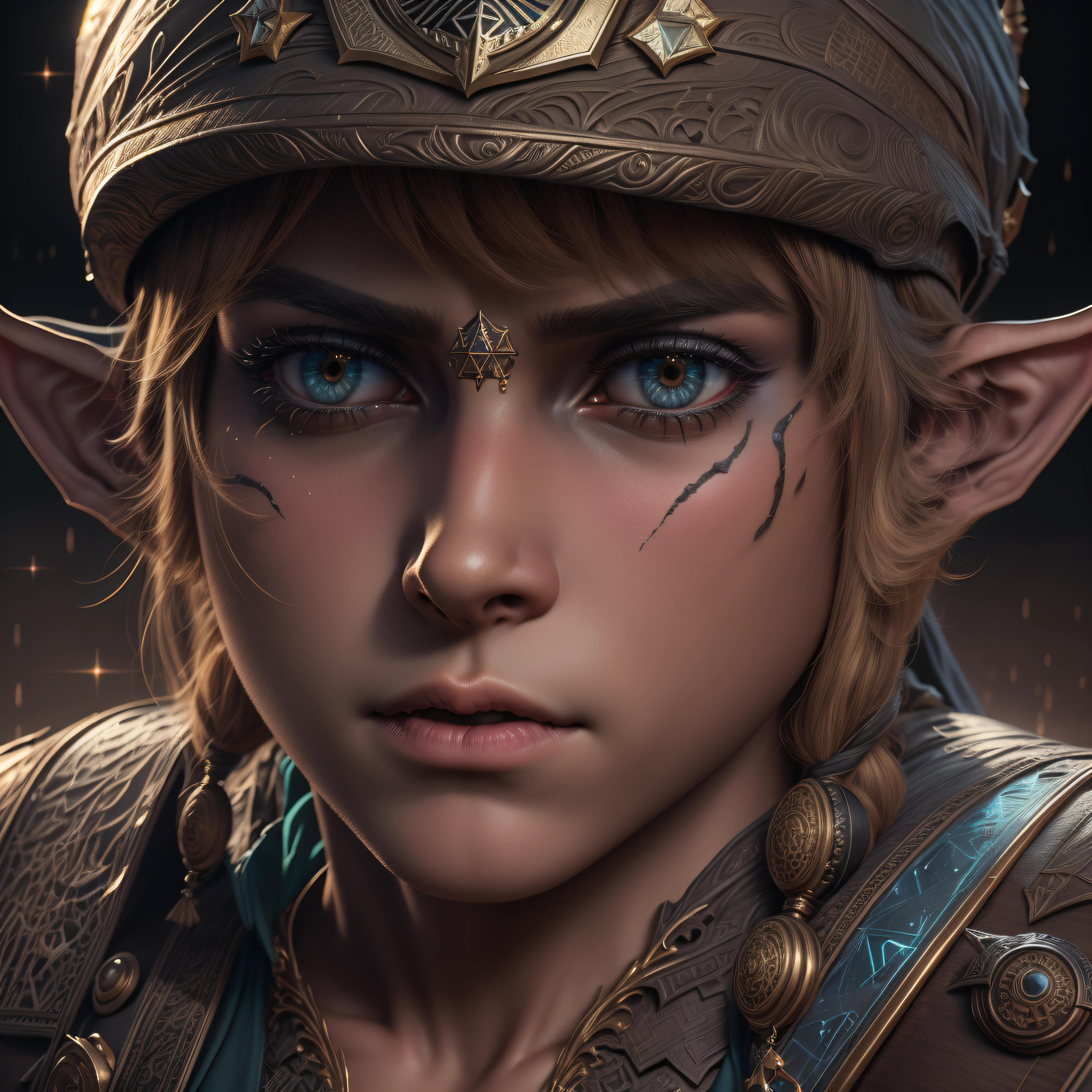 A close up of a person wearing a helmet and a helmet - SeaArt AI