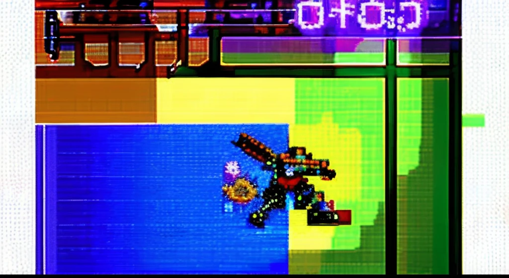 A close up of a video game with a person on a skateboard - SeaArt AI