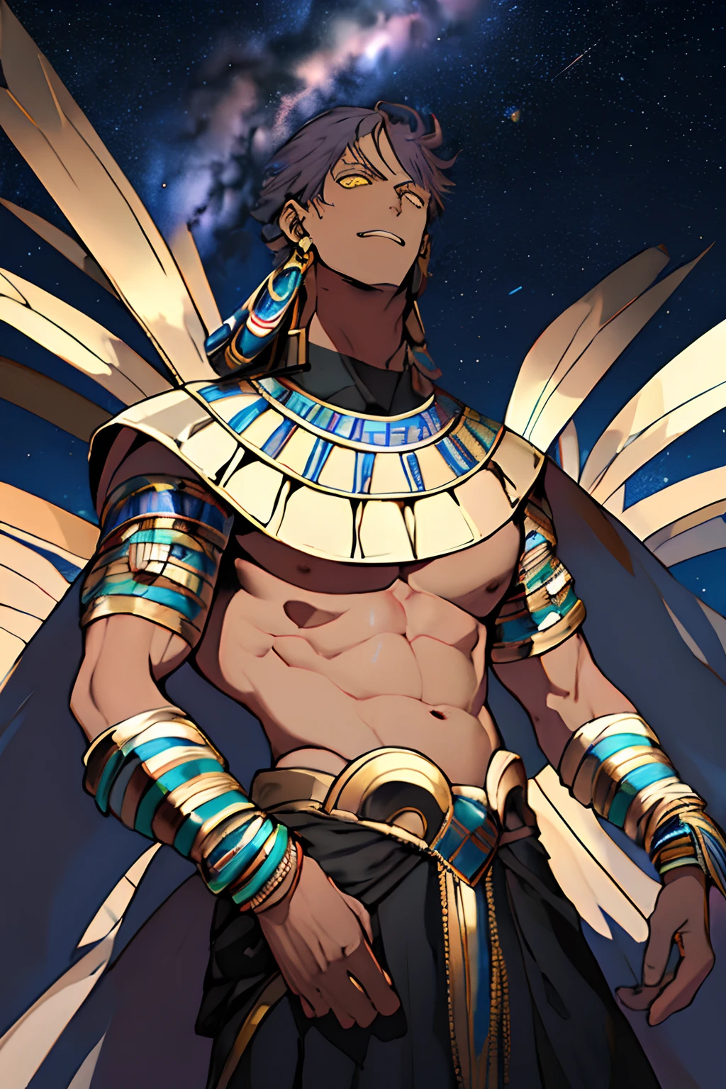 Anubon from the ancient egyptian mythology - SeaArt AI