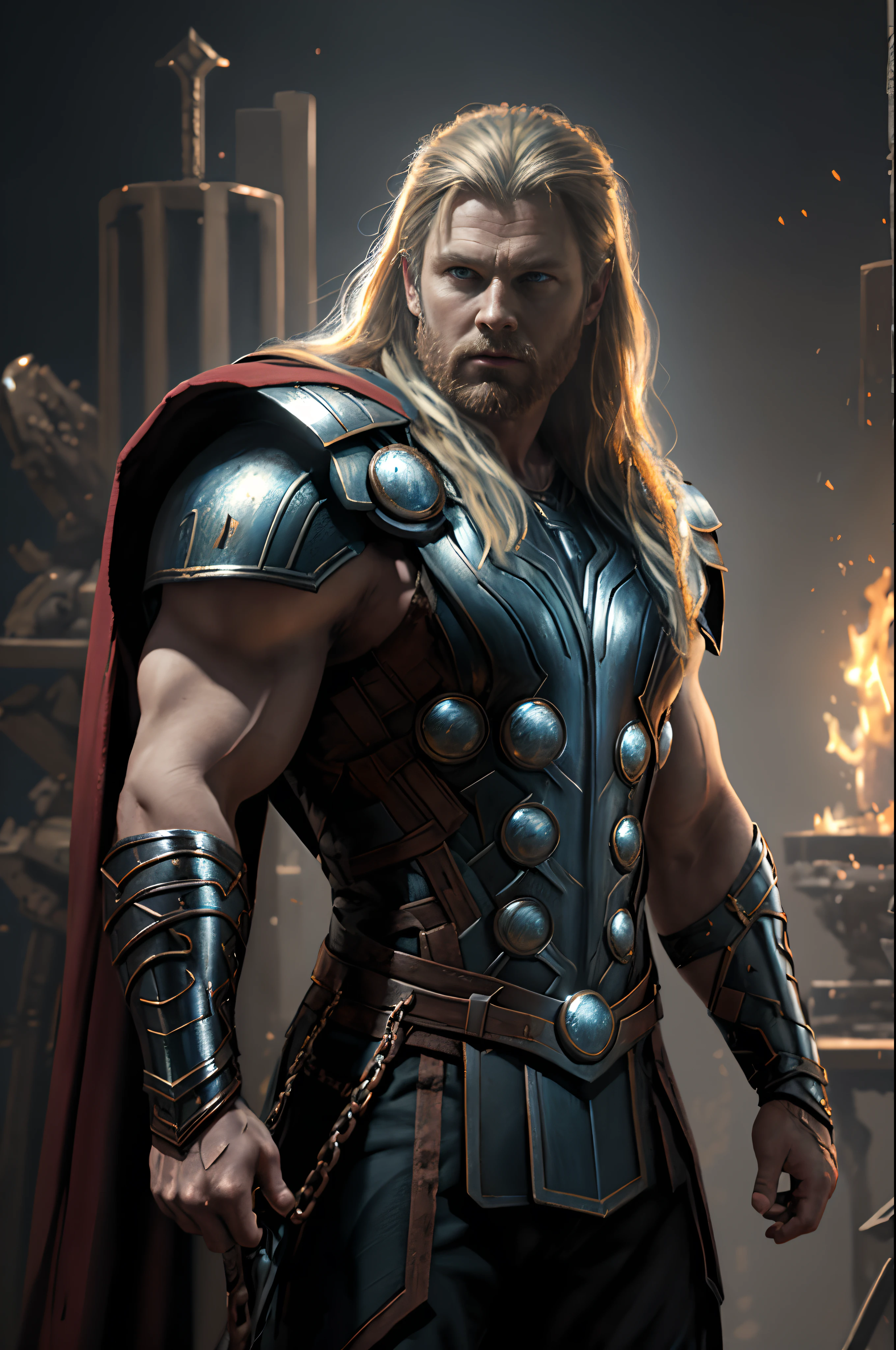 A close up of a man in a costume with a sword - SeaArt AI