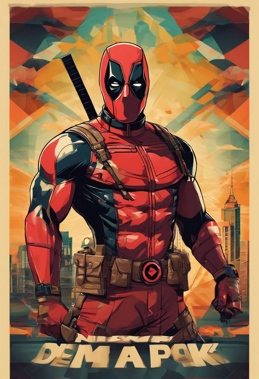 Deadpool poster by mike couls - SeaArt AI