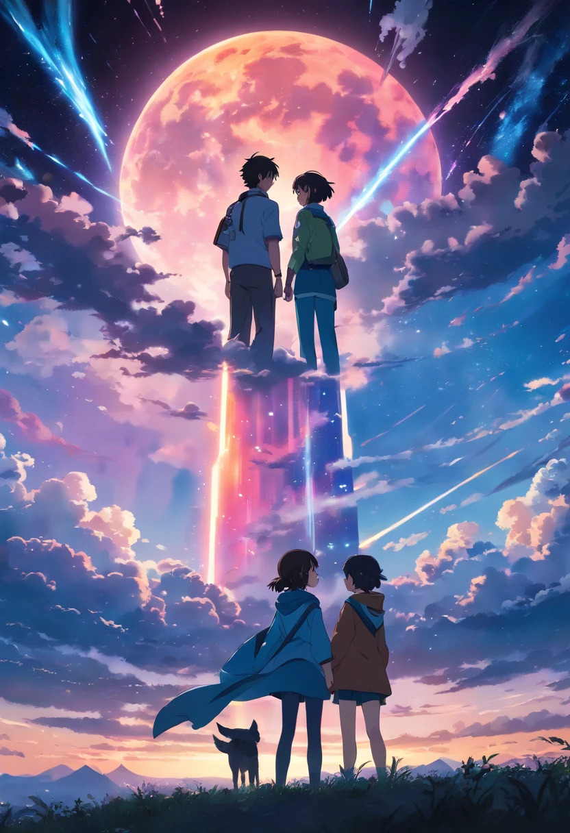A poster for the anime movie - SeaArt AI
