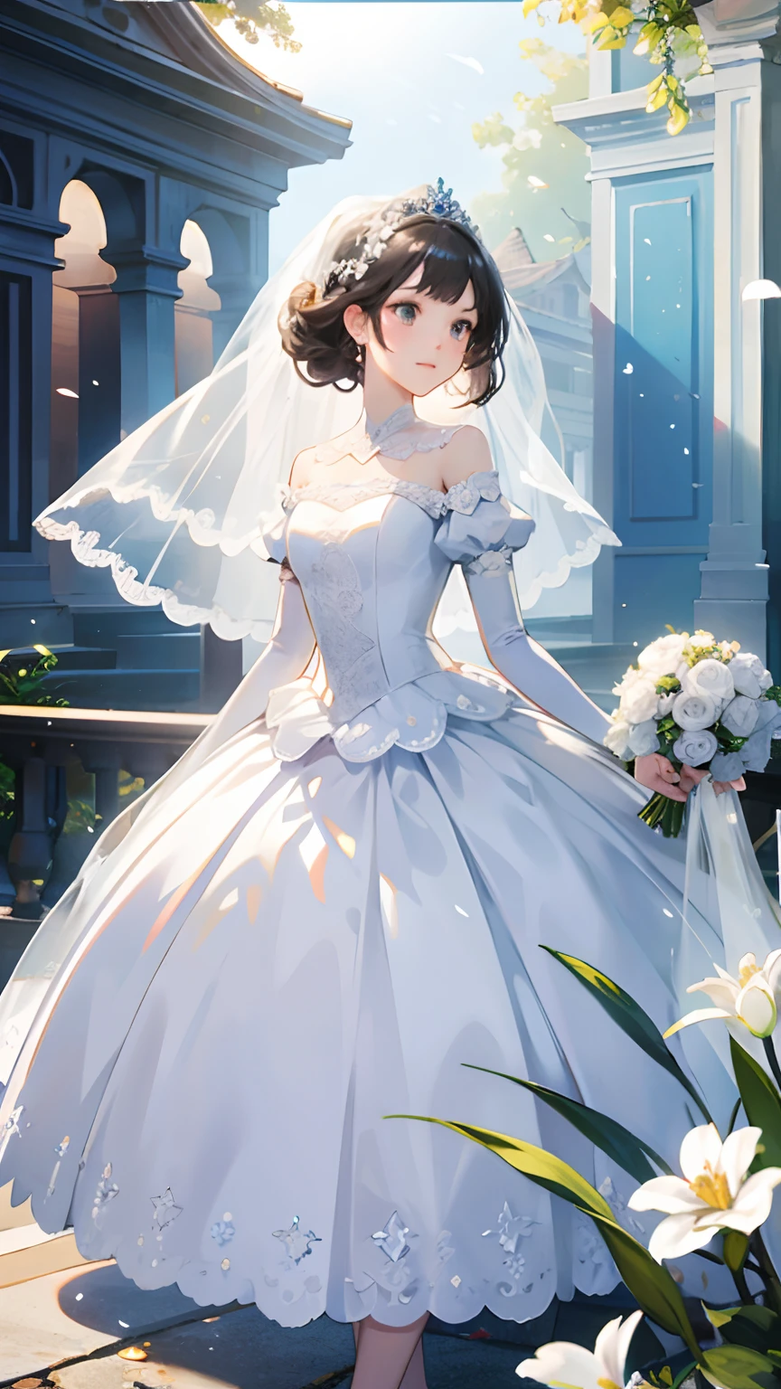 Anime wedding dress anime wedding dress - SeaArt AI