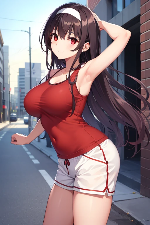 Kasumigaokautaha, utaha kasumigaoka, black hair, hairband, long hair - SeaArt AI