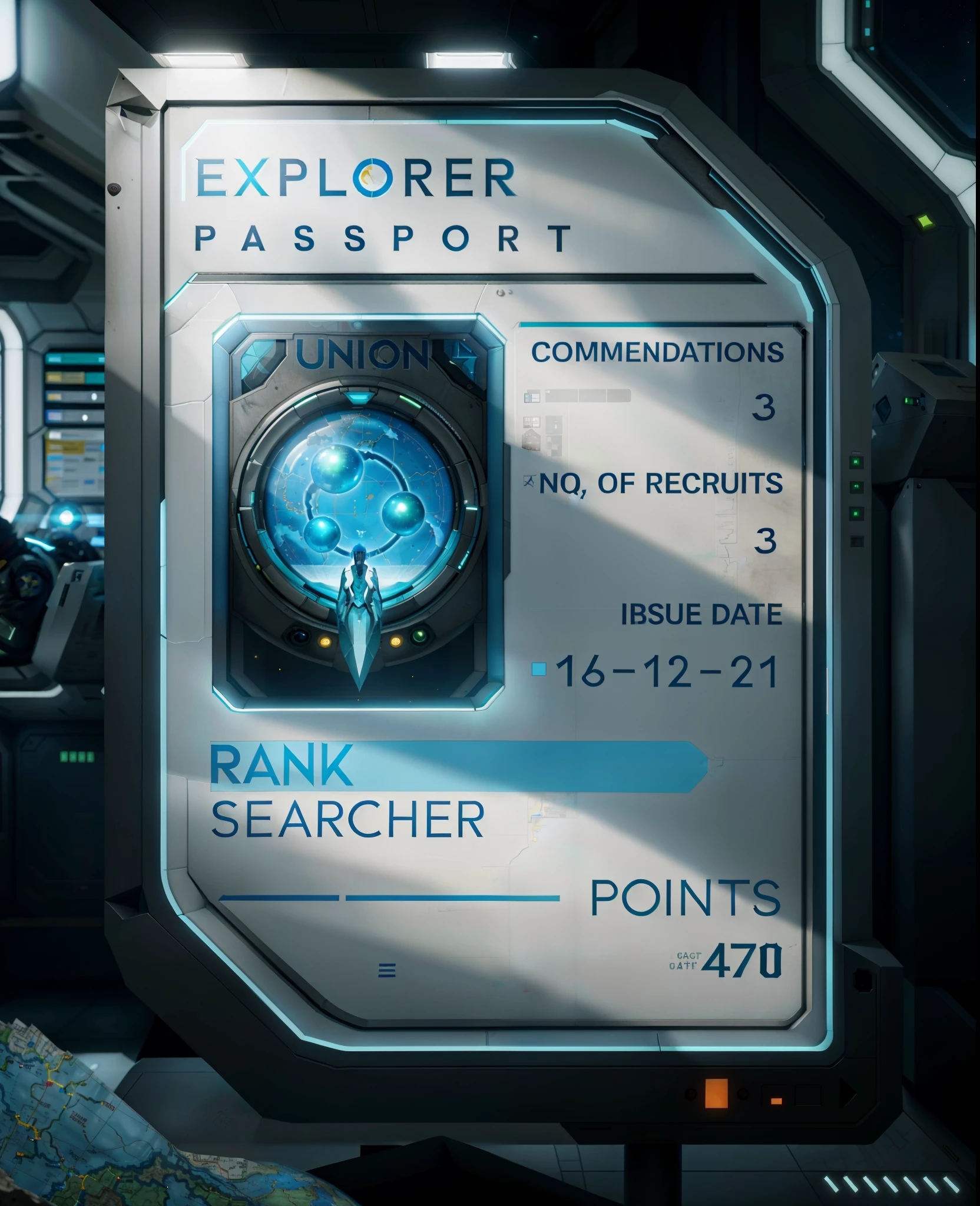 A close up of a sign on a wall in a room - SeaArt AI