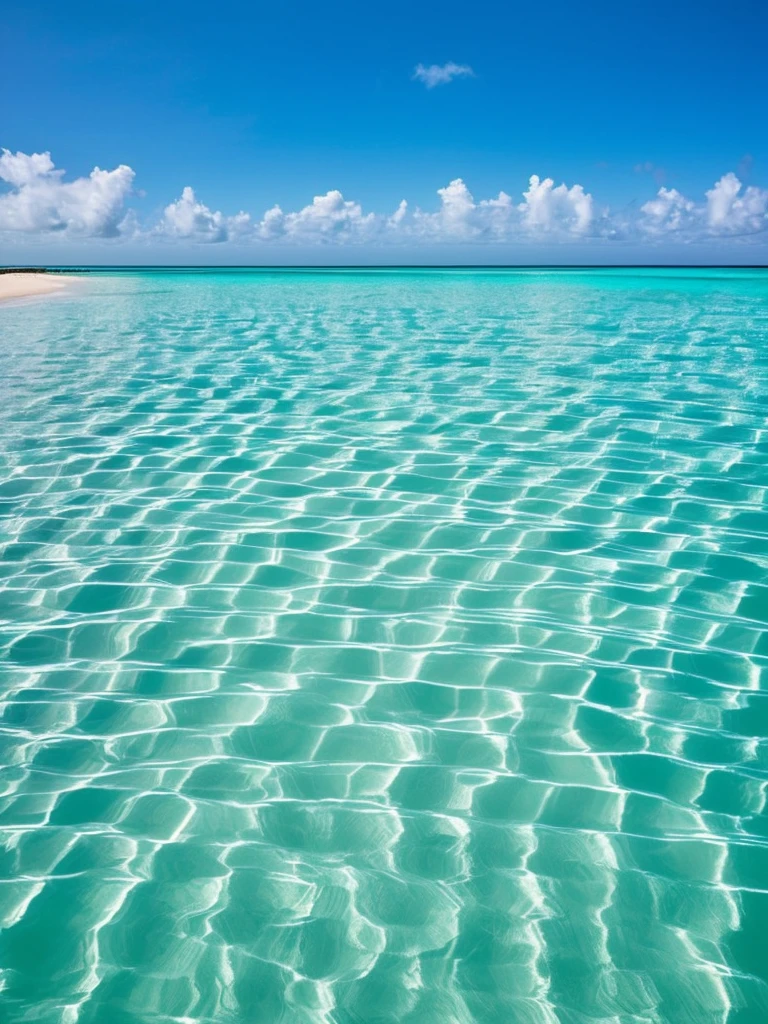 There is a large body of water in the middle of the ocean, Crystal ...