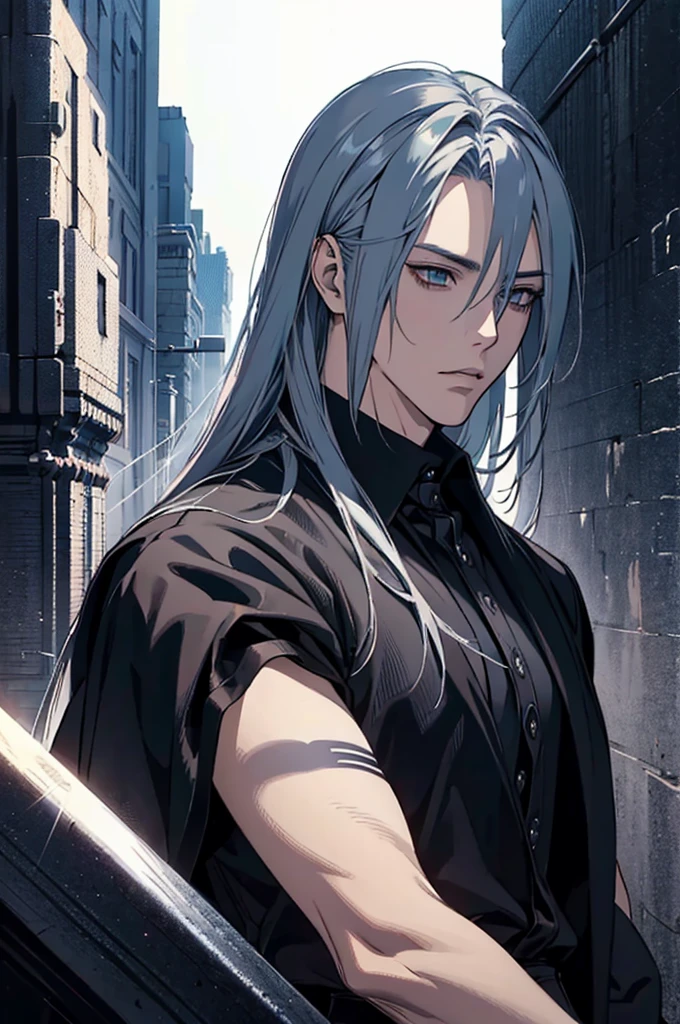 《final fantasy》Extremely detailed illustrations of Sephiroth - SeaArt AI