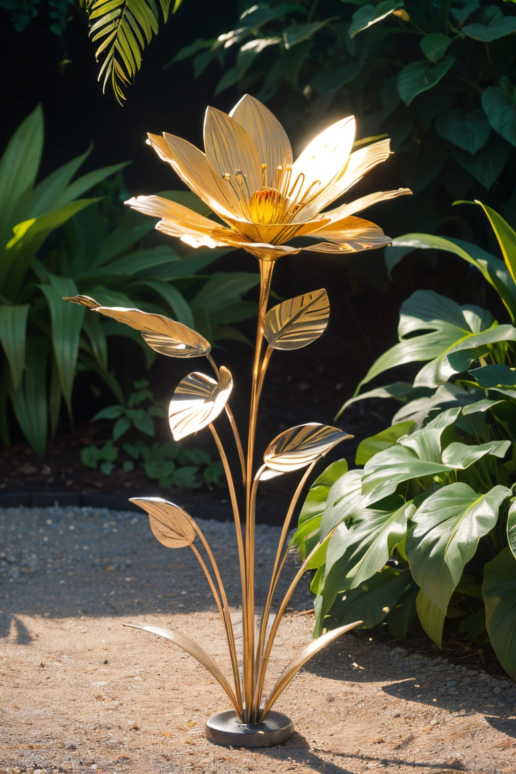 metal flower