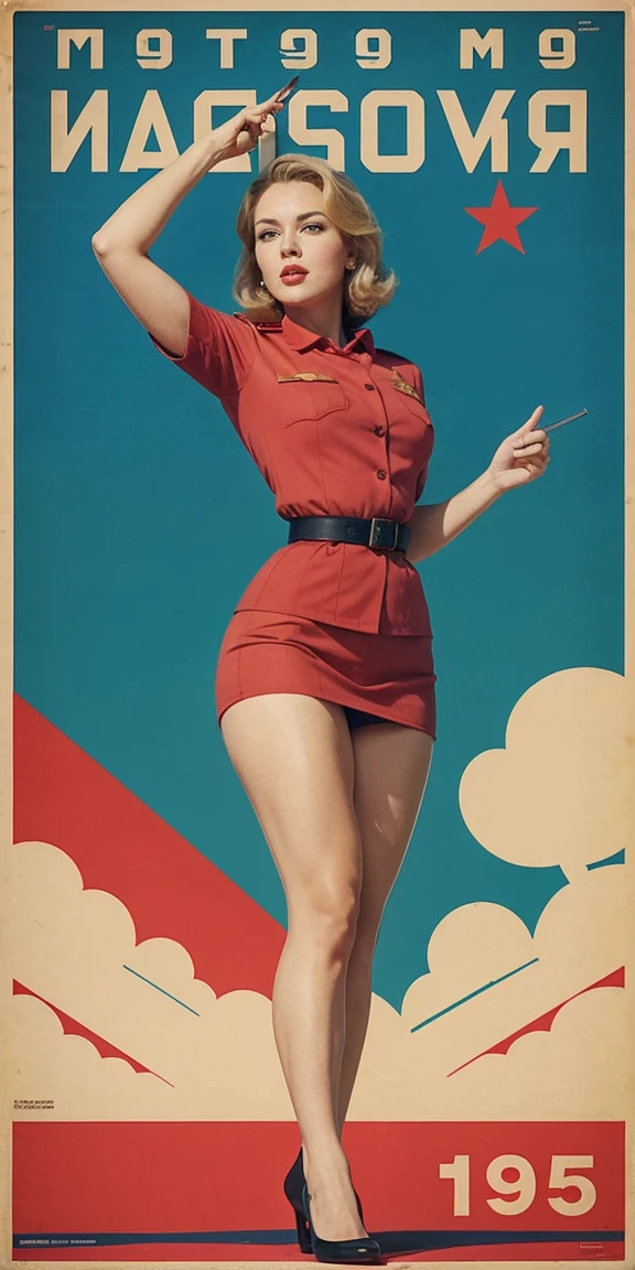 CCCP poster, soviet poster, USSR Flag in background, USSR Poster ...