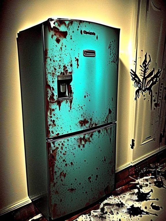 不気味な冷蔵庫