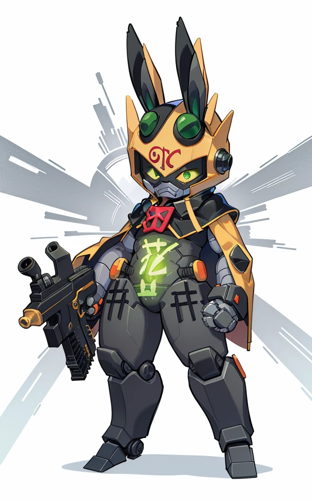 Doctor Doom transforms into a mechanical rabbit, Cartoon image of robot ...