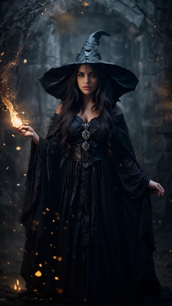 Demon ninja, black fire magic,magic runes, ancient magi use, text ...