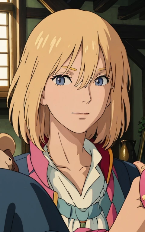 Howl's Moving Castle、barking、smil、Gentle smile、Looking at the camera ...