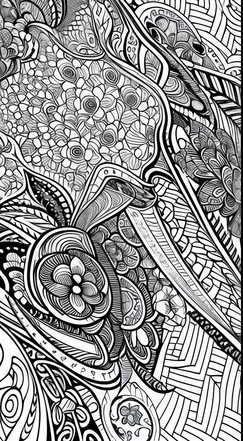 Coloring pages for adults to print - SeaArt AI