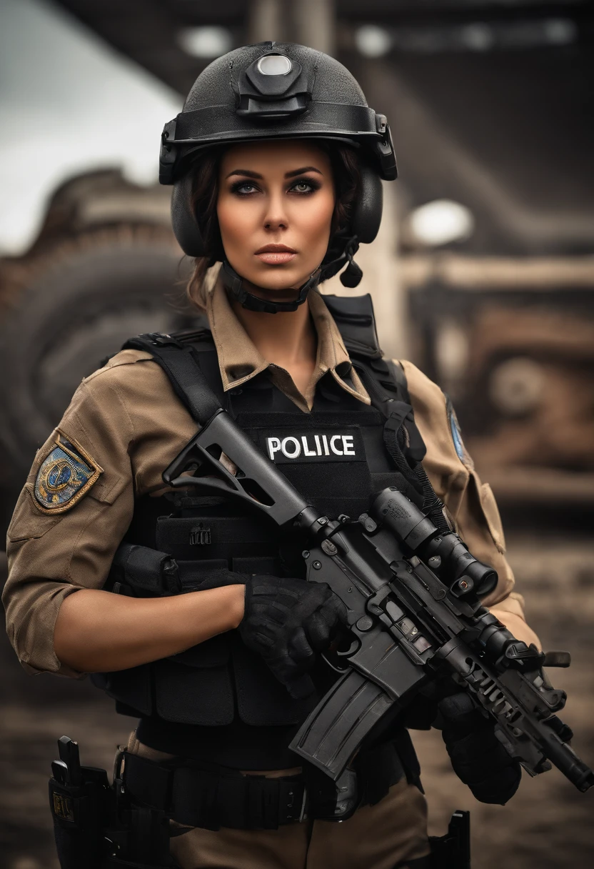 Melhor qualidade,ultradetalhado,realista:1.37,police, uniformes ...