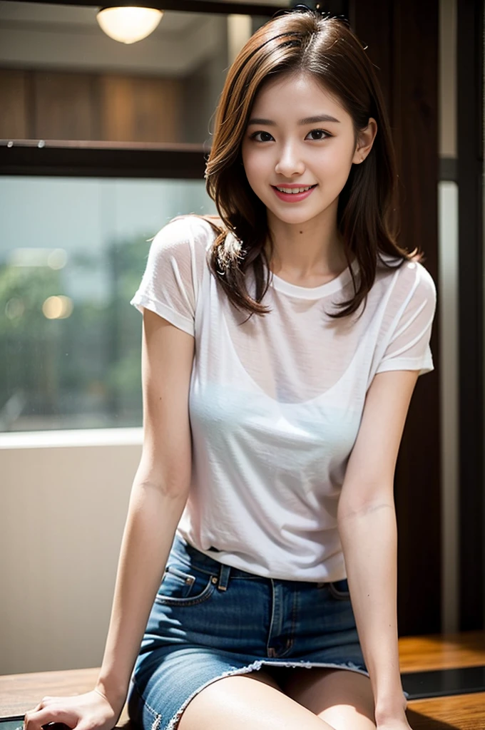 The most beautiful woman working as a club hostess in Ginza、with shiny ...