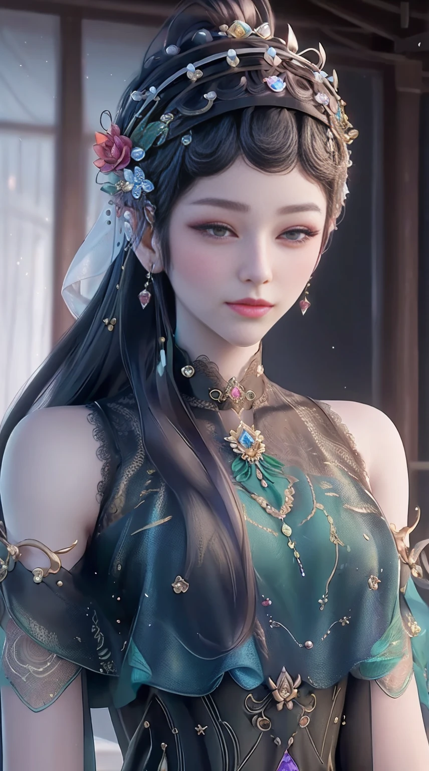 Hyper-realistic 8k CG, picture-perfect face, flawless perfection ...