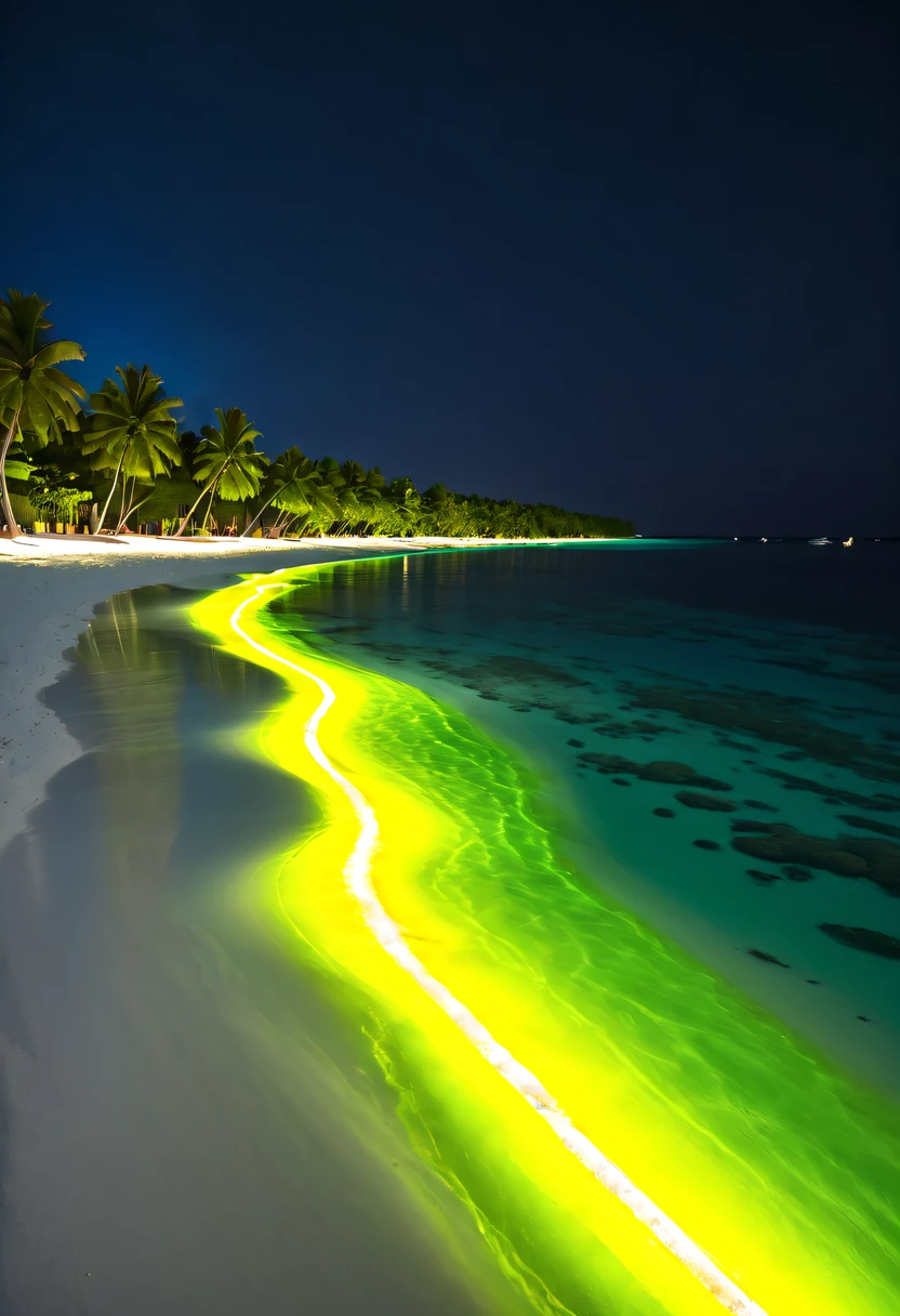 Fluorescent Beach