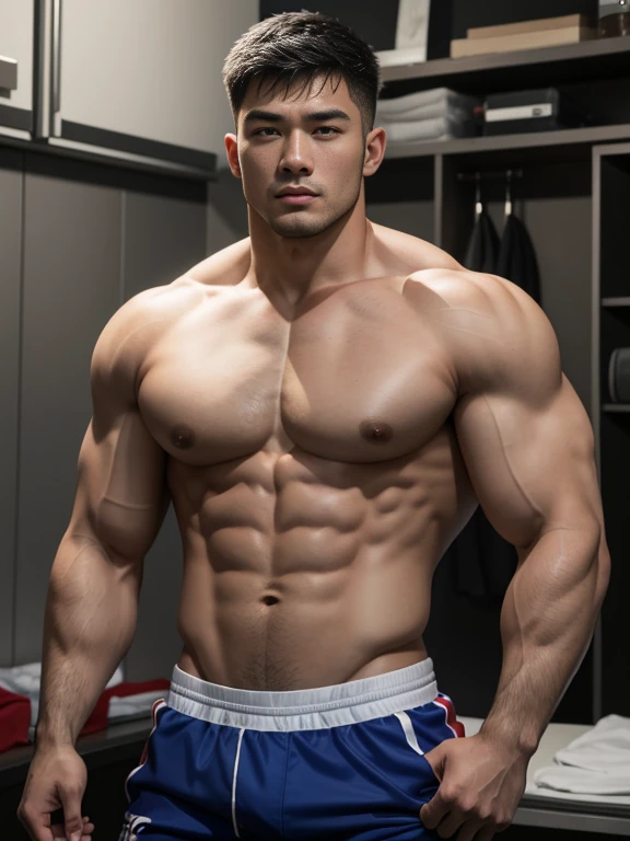 Masseter muscle film、well built、Asian people、male people、25 age old ...