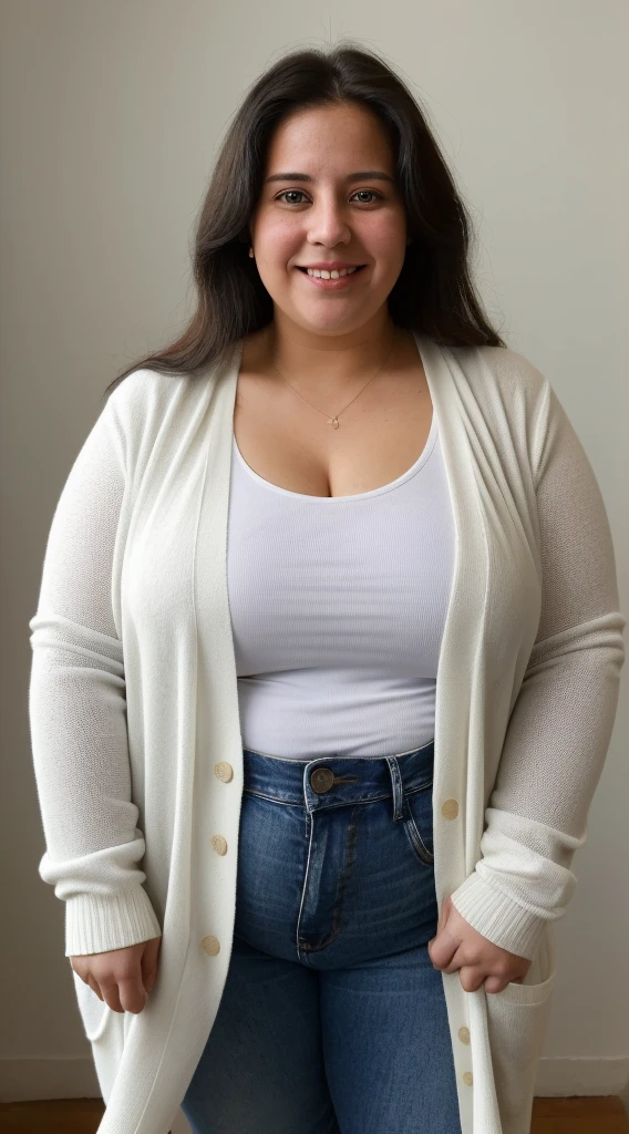 There is a woman smiling and looking at the camera, magalie villeneuve ...