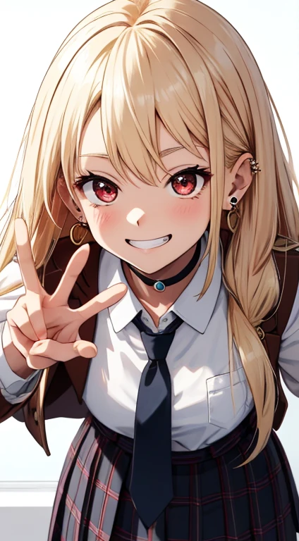 Masterpiece, best quality, highres, kitagawa marin, 1girl, blonde hair ...
