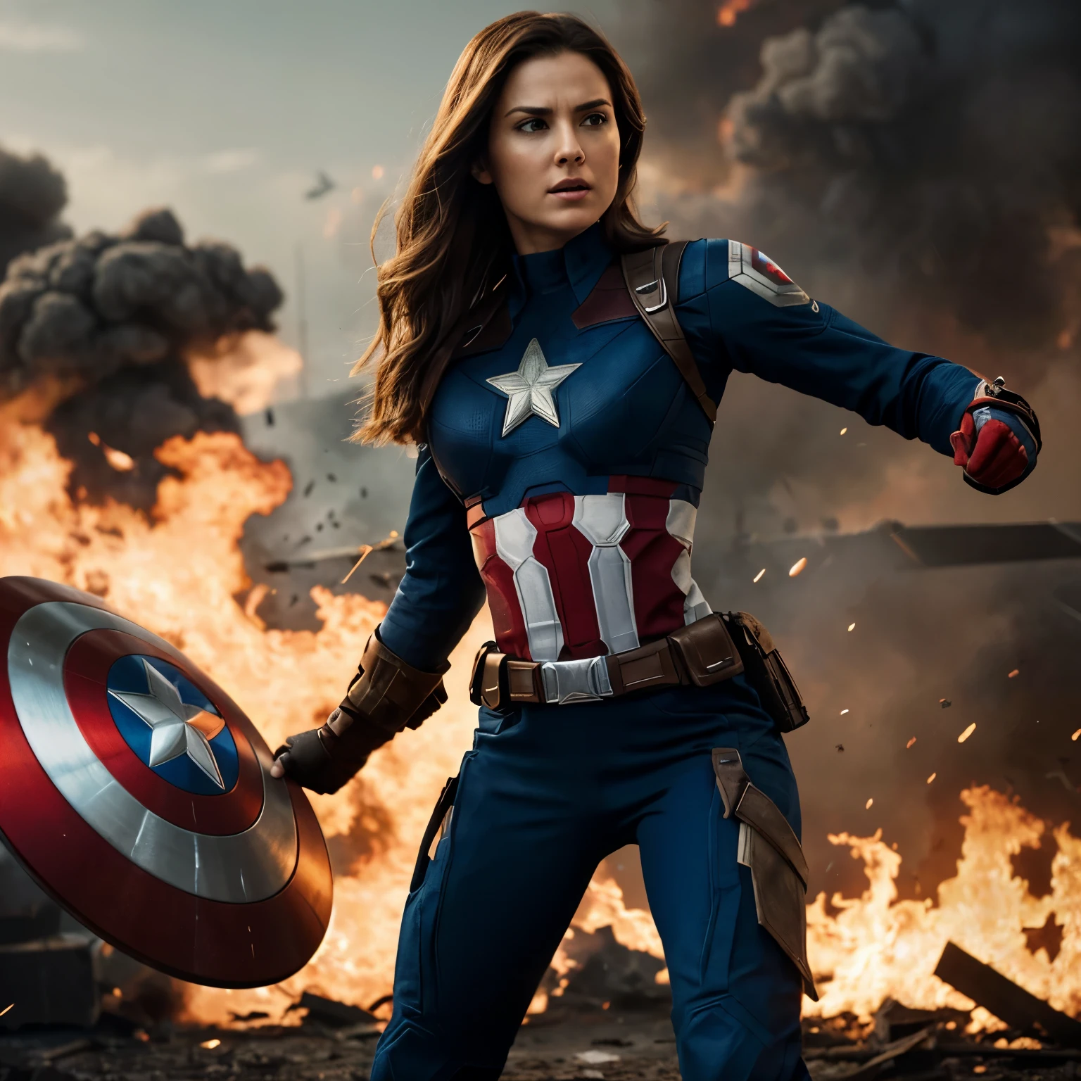 Captain america the first avenge - SeaArt AI