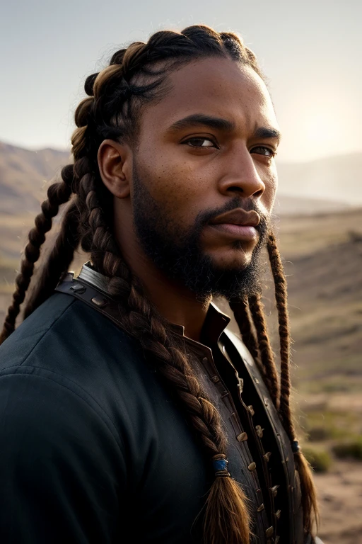 Close up portrait of a 22 year-old confident blasian dark-skinned ...