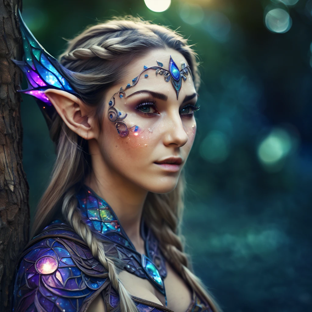 Marija. elf portraits, fantasy art, detailed features, vibrant colors ...