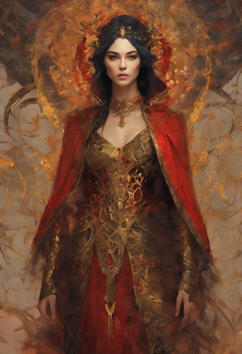 Buat karya seni digital dengan gaya Nicola Samori, menggabungkan elemen-elemen keindahan ...