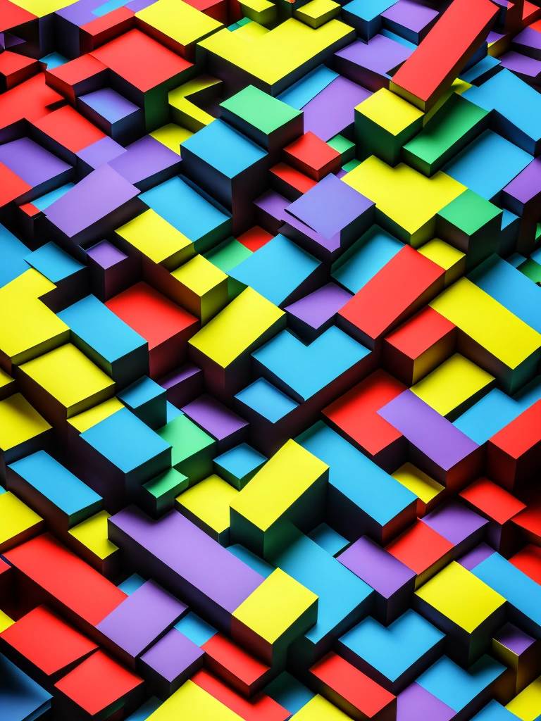 Create an optical illusion artwork featuring a rainbow, lines - SeaArt AI