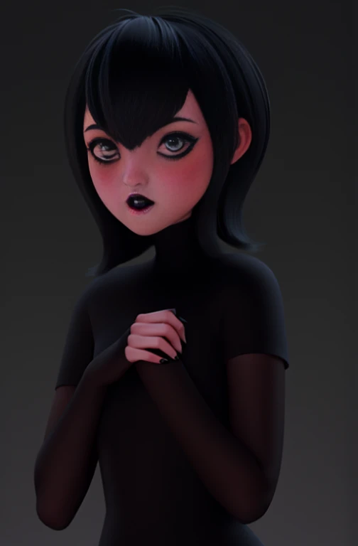 Mavis is a slender vampire "adolescent" pale skin, light freckles ...