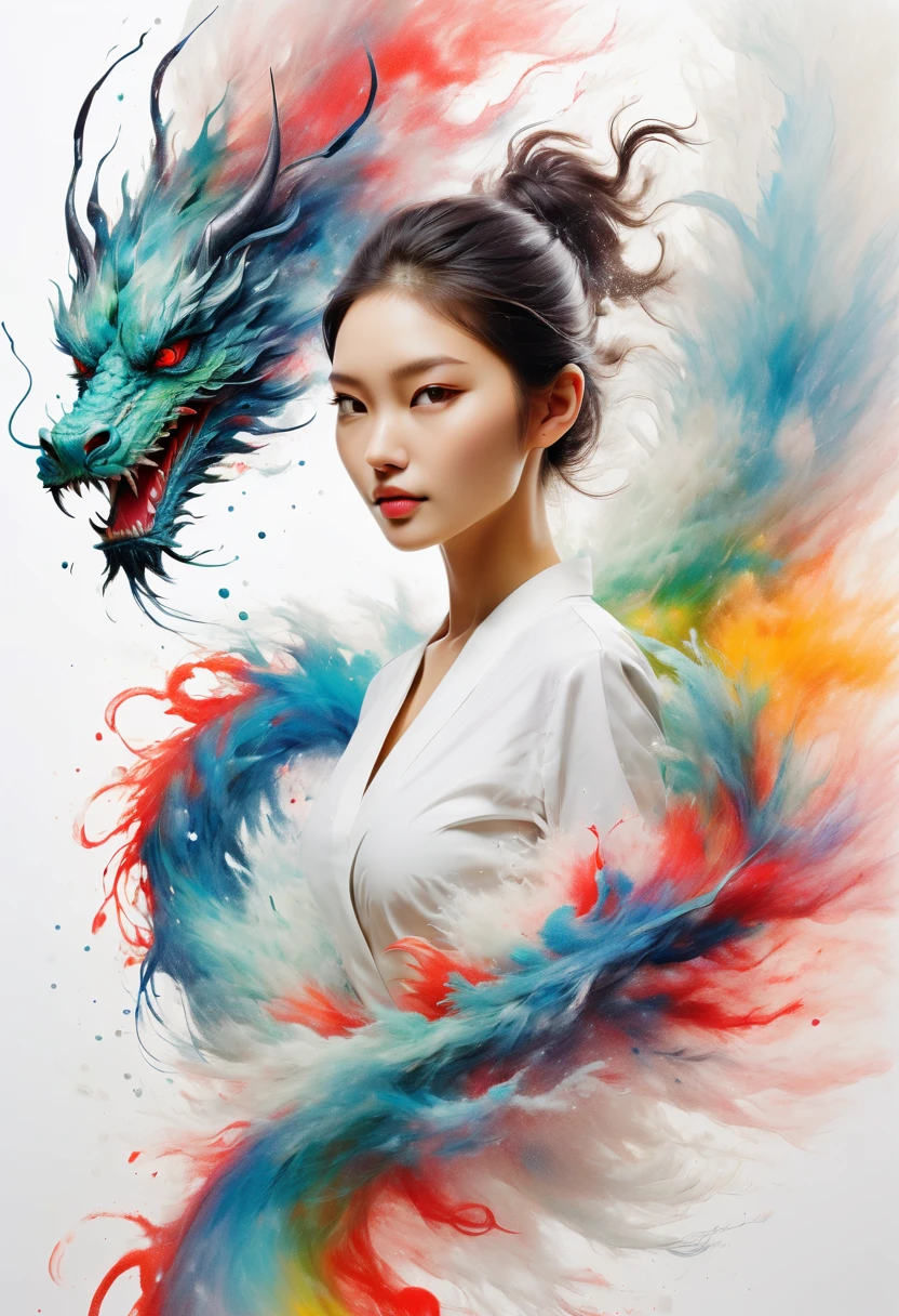 Scribble art，ink splatter，wild and unrestrained，splash ink painting ...