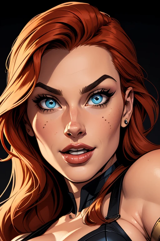 (cartoon style:1.2), Drawings of ([Red Sonja]), perfect eyes - SeaArt AI