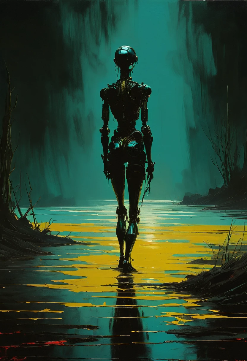 The darkest and longest night of the year. Full length view. Little ...