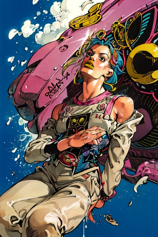 Inspired by Hirohiko Araki, inspired in hirohiko araki, 2～three men and ...