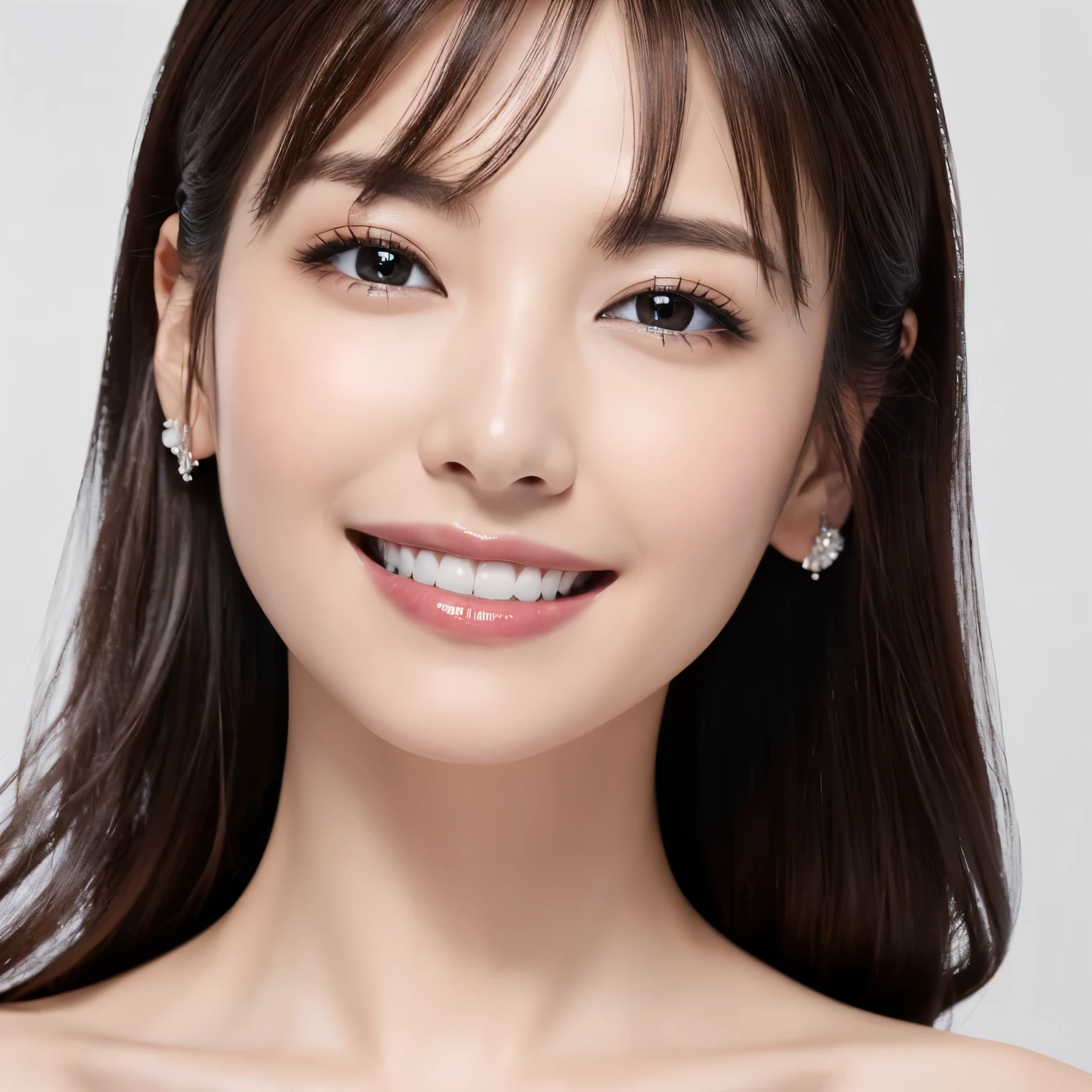 A close up of a woman with a smile on her face - SeaArt AI