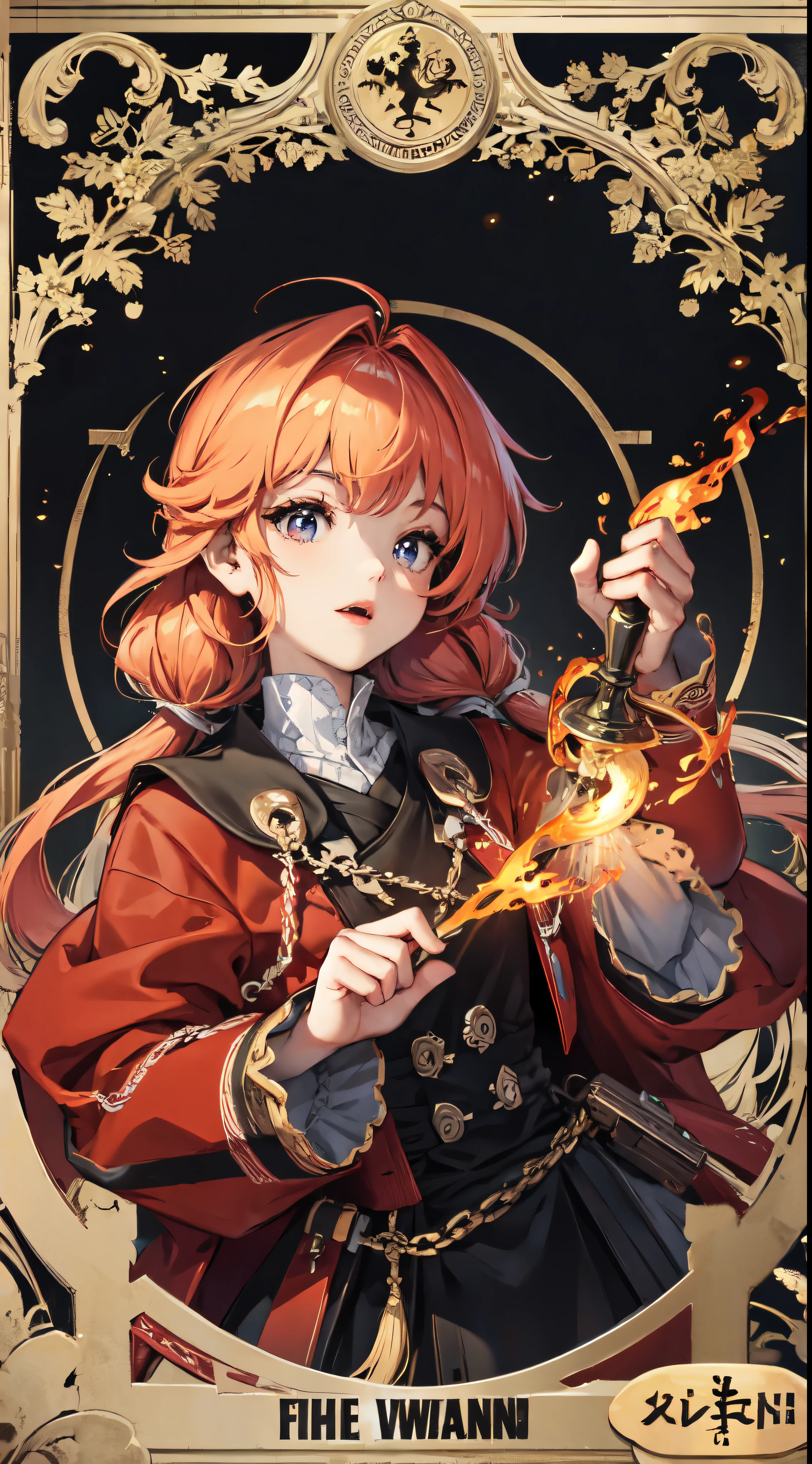 Fire emblem of the witch - SeaArt AI