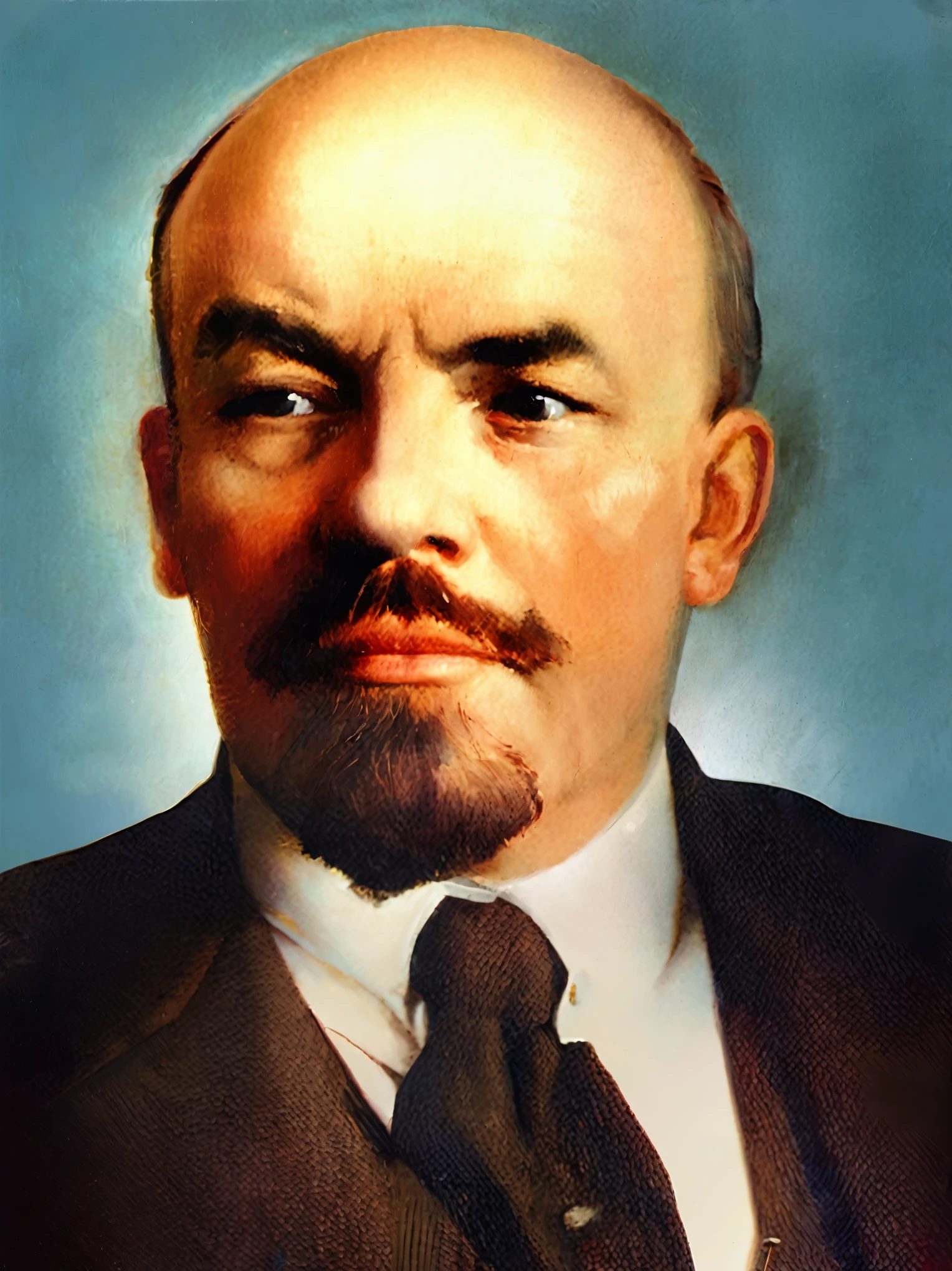 A close up of a man with a mustache and a moustache - SeaArt AI