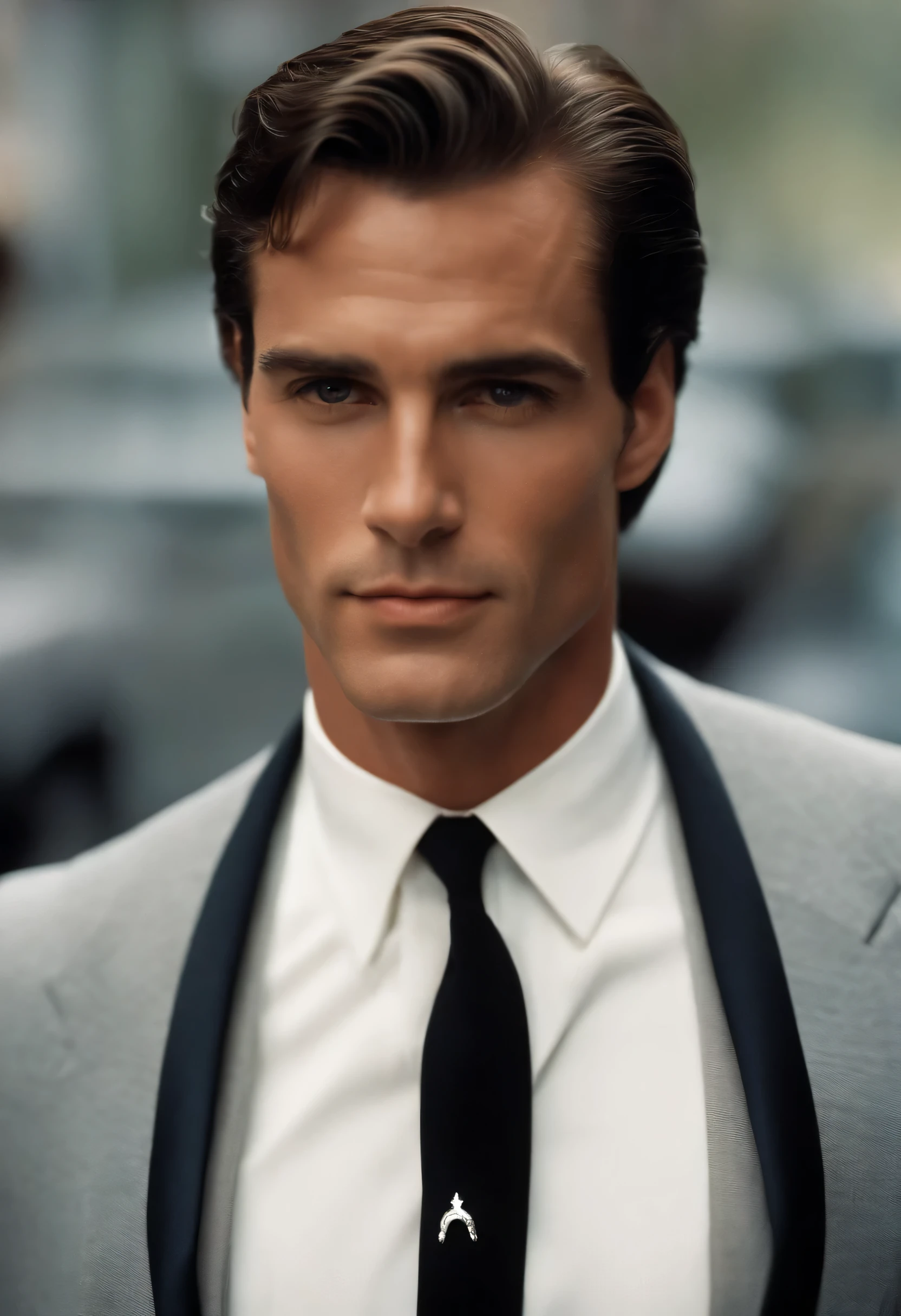 A close up of a man in a suit and tie - SeaArt AI