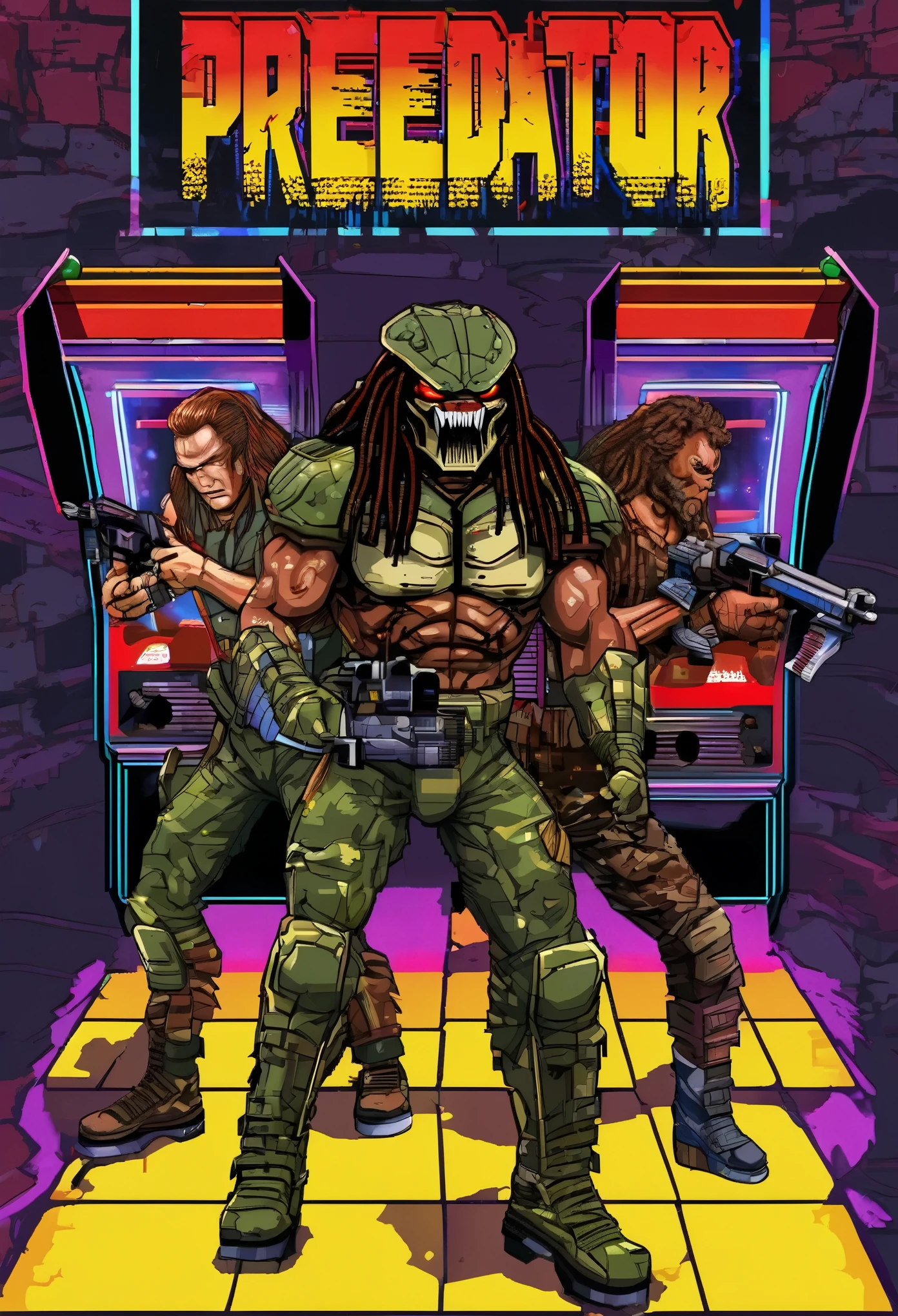 Predator - the arcade game - SeaArt AI