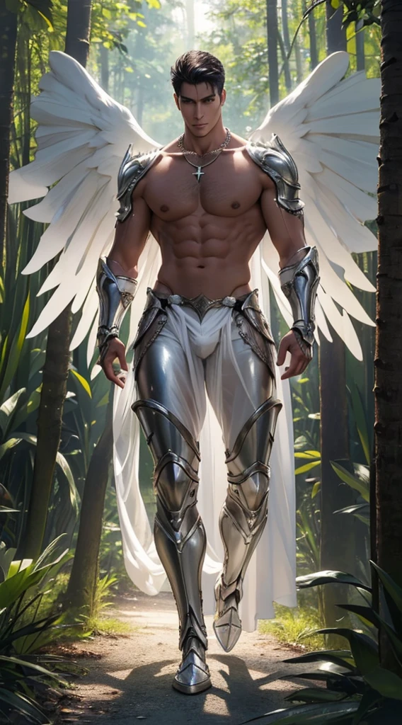 Full body photorealistic 1 boy,Handsome，tall and strong,perfect male ...