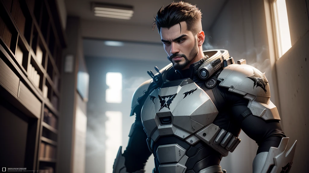 Traje especial ops pantera em branco MCU, Ciberpunk, hard surface ...