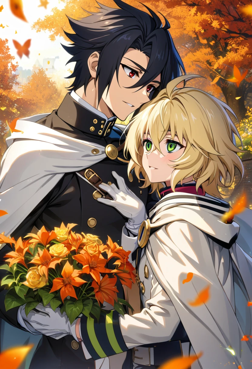 Ultra detailed, highres, absurdres, HDR, Yuu Hyakuya, black hair ...