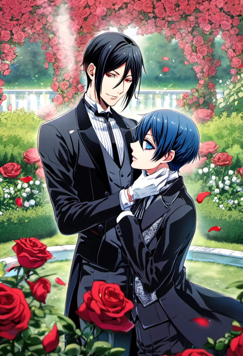 Ultra detailed, highres, absurdres, HDR, Sebastian Michaelis - SeaArt AI