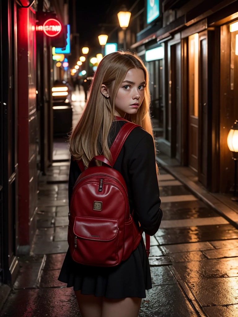 A young 13-year-old teenager from Sweden takes photos with a Canon EOS ...