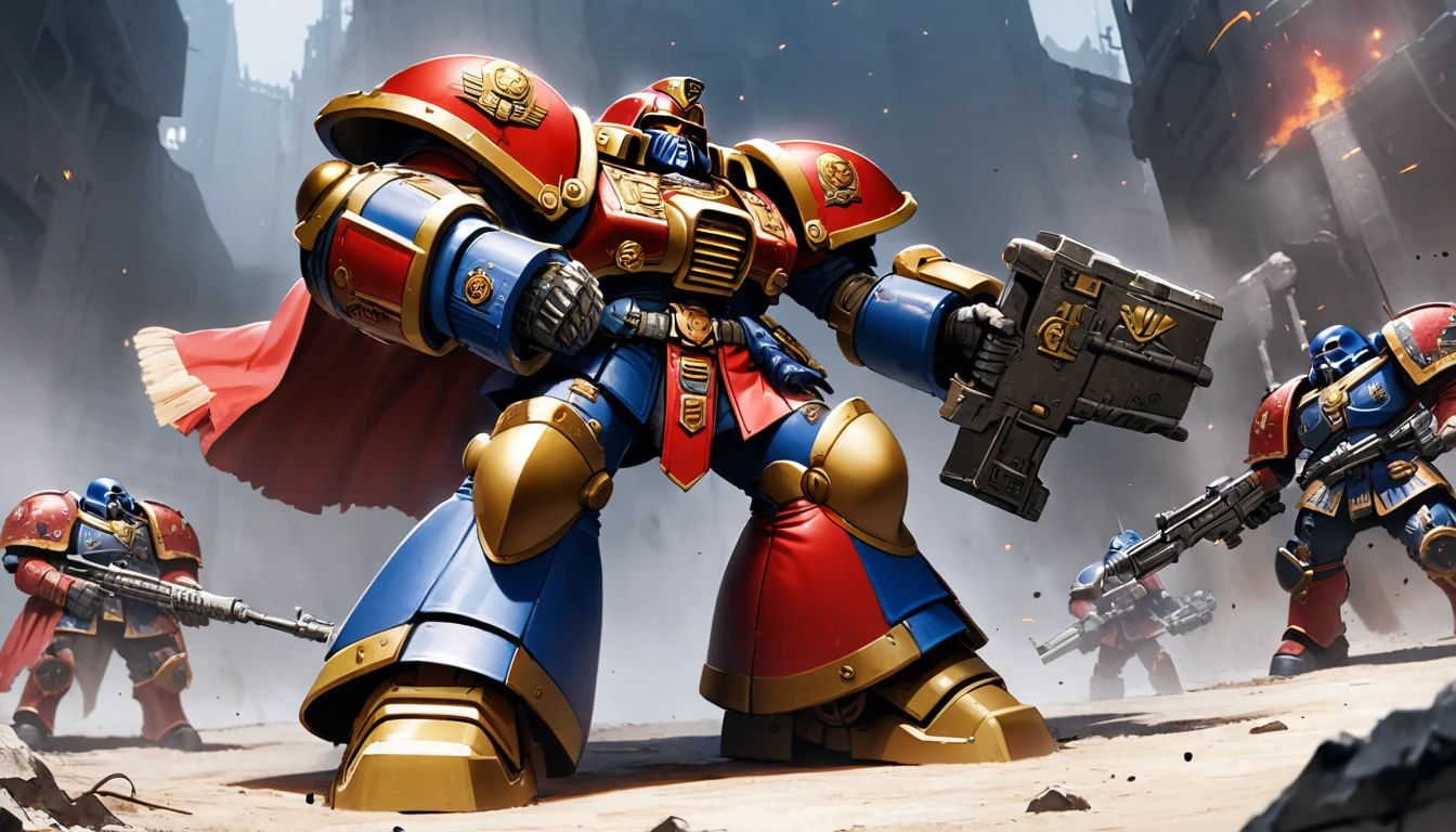 In Warhammer 40k, a Space marine legion is themed after Sailor Moon ...